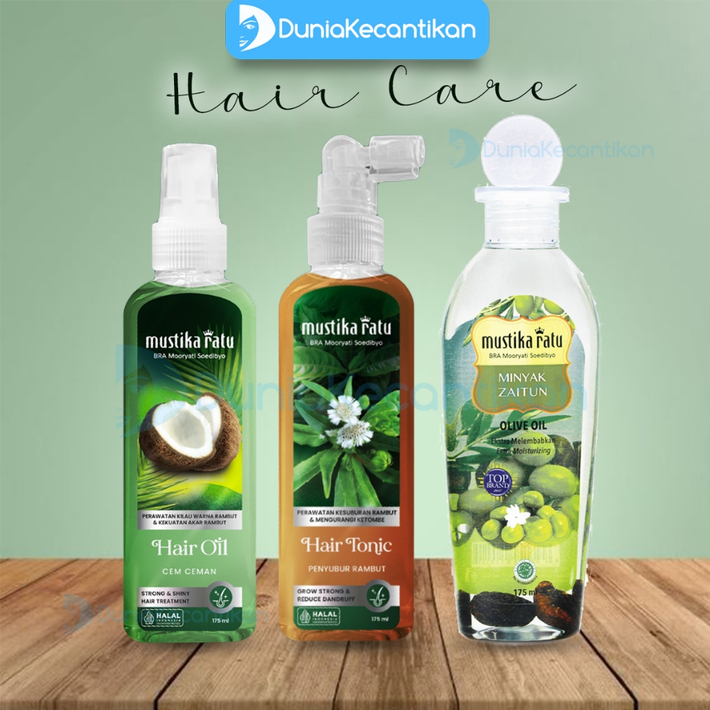 Jual Mustika Ratu Hair Tonic Hair Oil Cem-Ceman Minyak Zaitun Mustikan ...