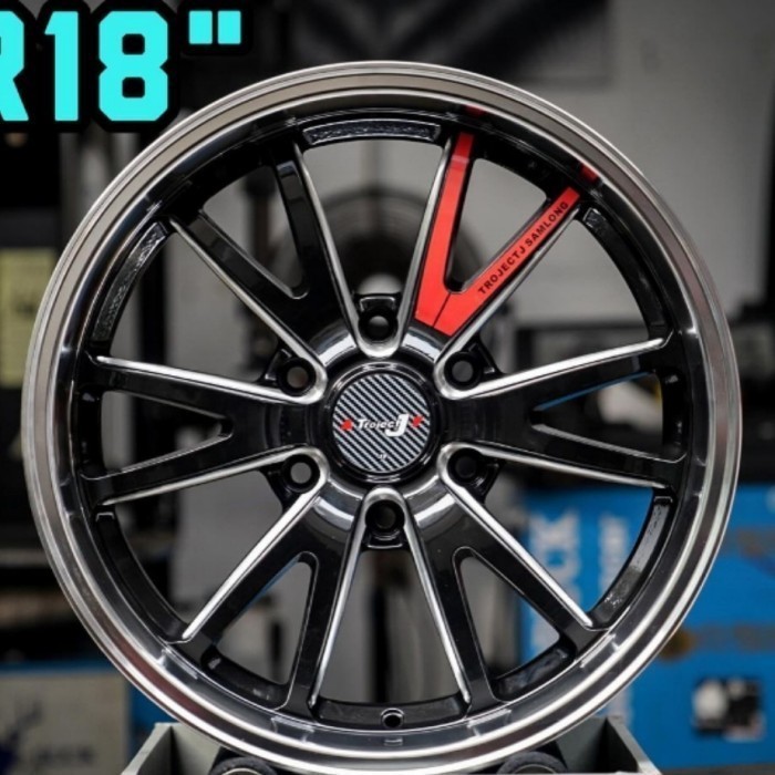 Jual velg Pajero Fortuner Triton Hilux velg racing mobil 18 SAMLONG JF R18 | Shopee Indonesia