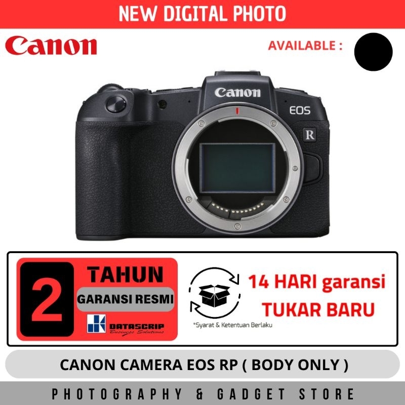 Jual Canon EOS RP Body Only Mirrorless Camera - Garansi Resmi | Shopee ...