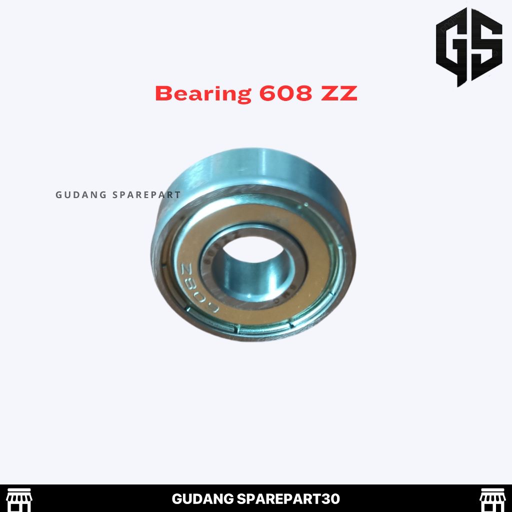 Jual Ball Bearing 608 Z As 8mm Untuk Dinamo Kipas Angin / Mesin Indoor ...