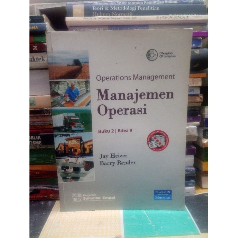 Jual OPERATIONS MANAGEMENT MANAJEMEN OPERASI BUKU 2 EDISI 9 penulis JAY HEIZER DAN BARRY RENDER ...