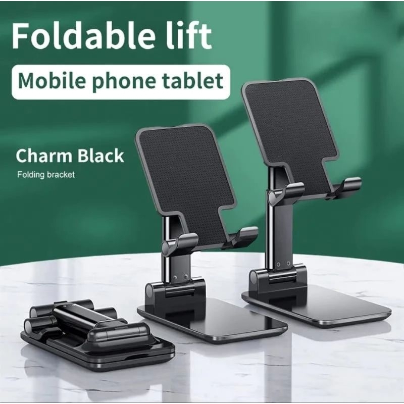Jual Phone Holder/Stand Holder HP Handphone di meja model lipat Folding ...