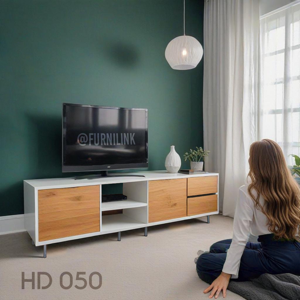 Jual HOMEDOKI - HD 050 type 2 / Rak Meja TV 140 cm | Shopee Indonesia