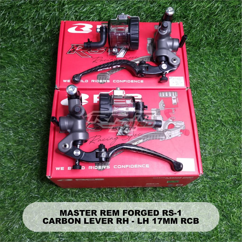 Jual MASTER REM DAN KOPLING FORGED RCB RS-1 RH LH LEVER CARBON ...
