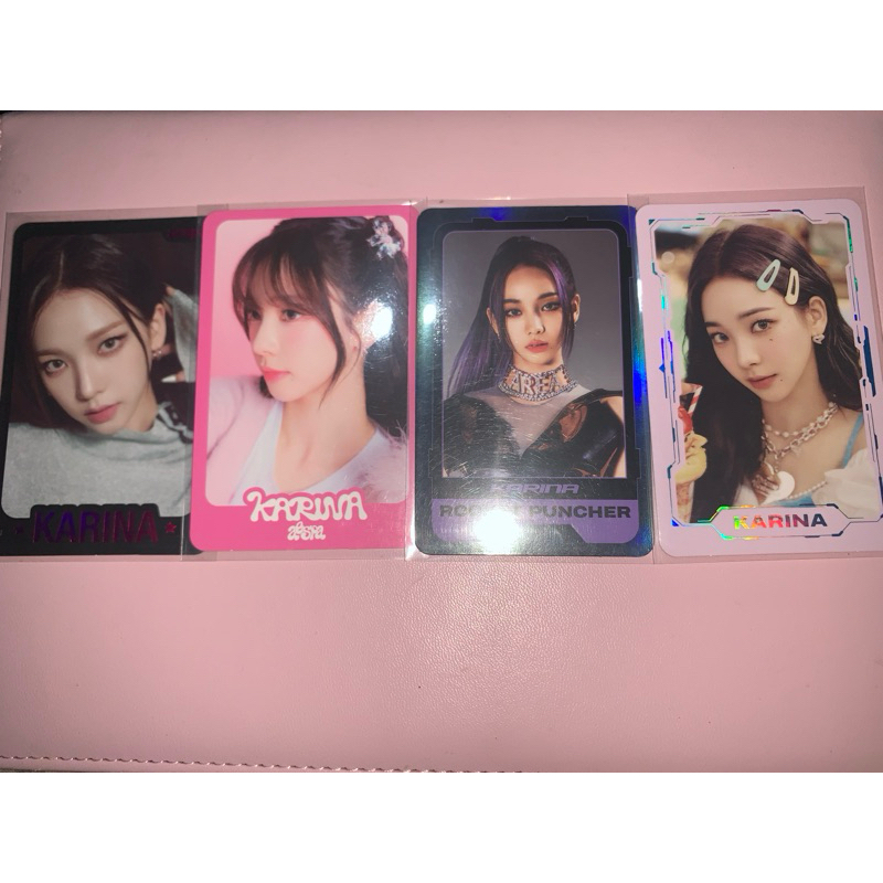 Jual KARINA PHOTOCARD AESPA OFFICIAL KONSEP TC TRADING CARD | Shopee ...