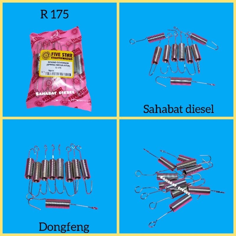 Jual per gas R 175 / sepring gas R 175 / R 180 mesin 7 PK / 8pk | Shopee Indonesia