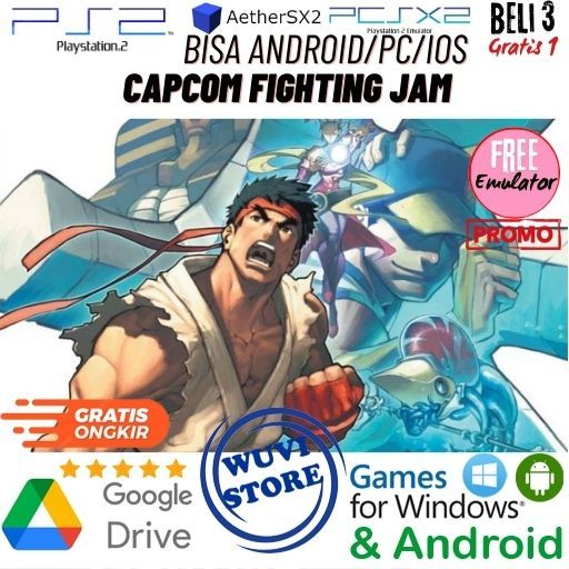 Jual PS 2 Capcom Fighting Jam | Bisa di PC / Android / IOS Plus Emulator | Beli 3 Gratis 1 ...