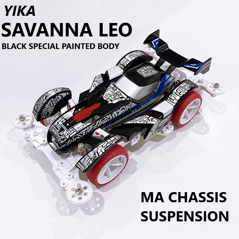 Jual Rep. Tamiya Mini 4wd Merk Yika Yan Kai Savanna Leo Painted Body MA ...