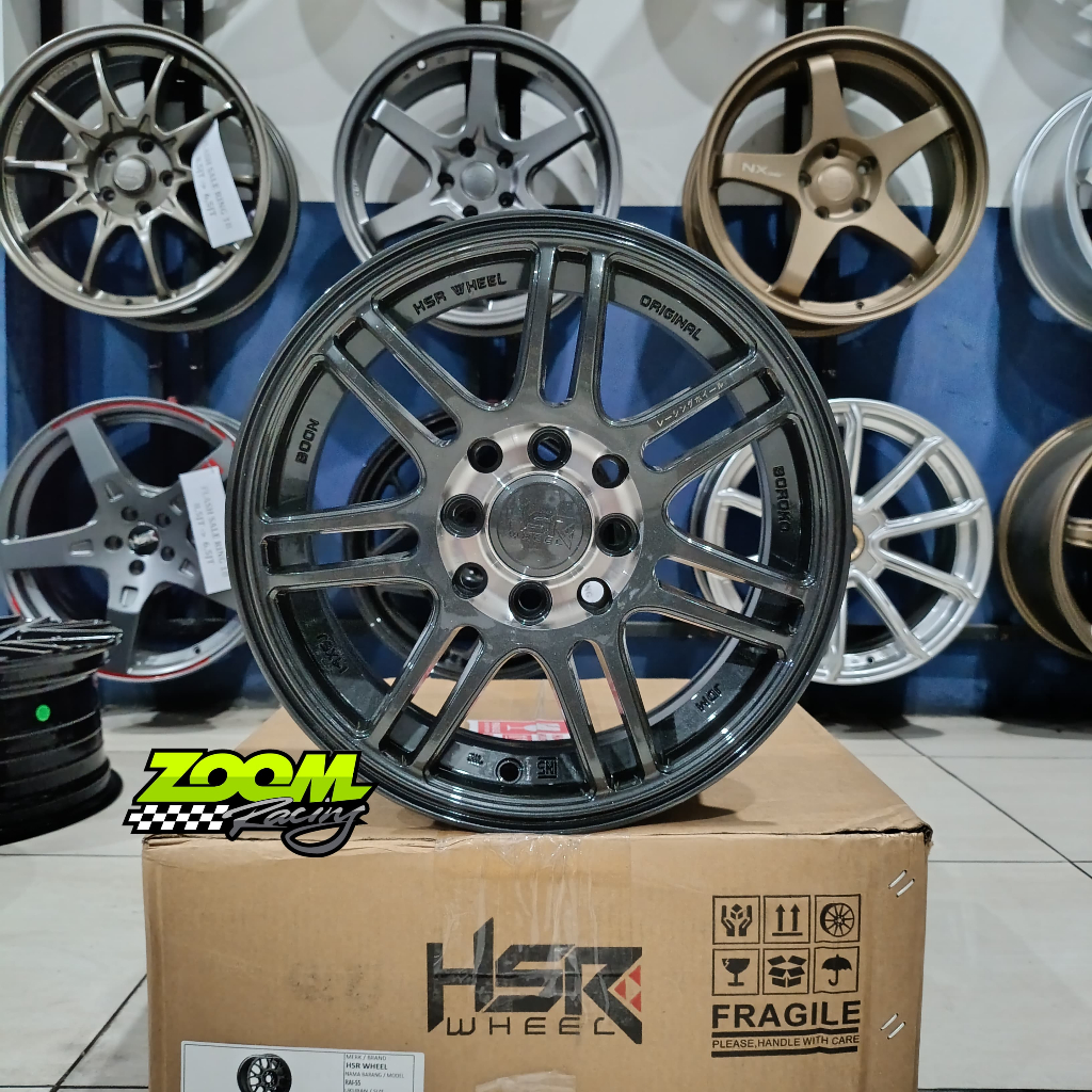 Jual Velg Mobil HSR Boon Ring 14 Velg Racing Wuling Air Ev, Brio, Avanza, Xenia, Kijang LGX ...