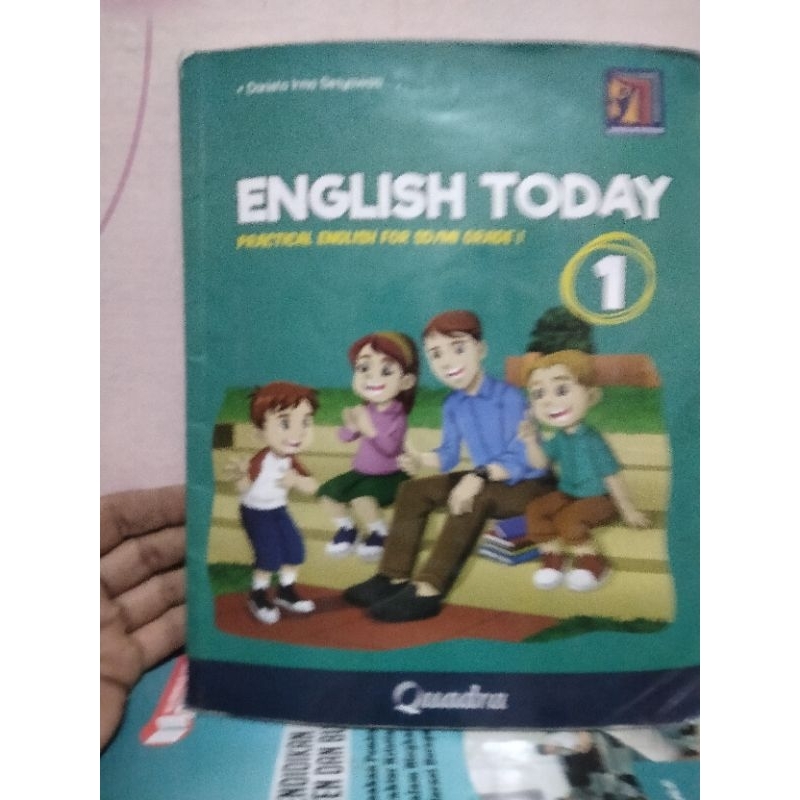 Jual buku bahasa Inggris/English today kelas 1/I sd mi quadra kurikulum merdeka | Shopee Indonesia