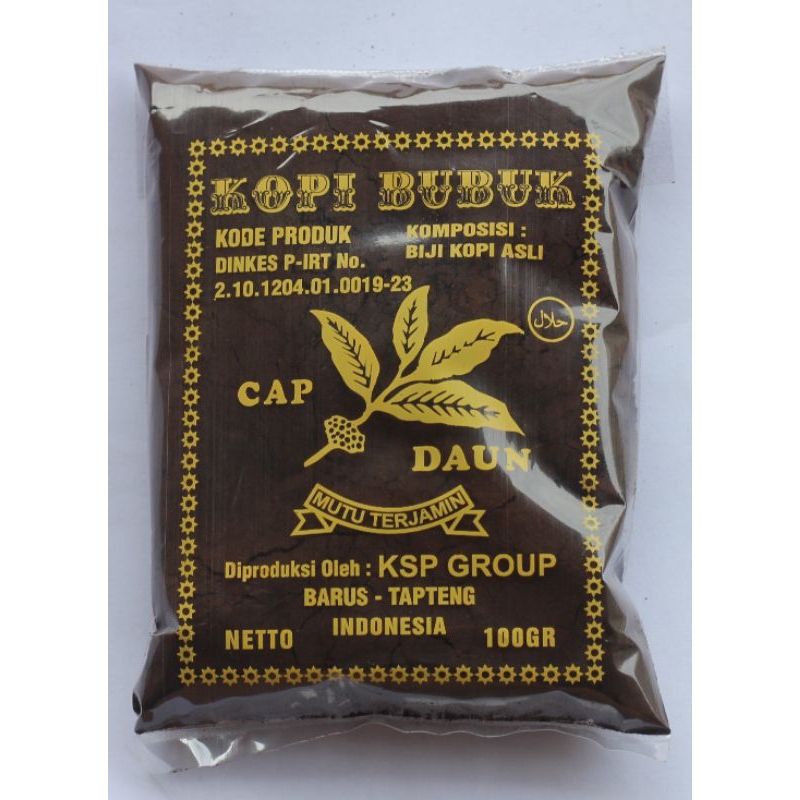 Jual Bubuk Kopi Cap Daun 100 Gram | Shopee Indonesia