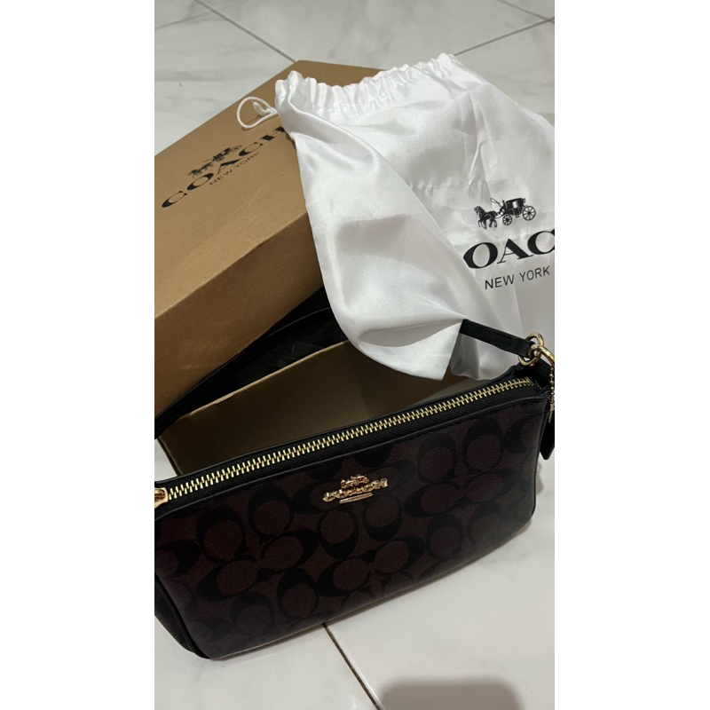 Jual preloved coach top handle bag | Shopee Indonesia