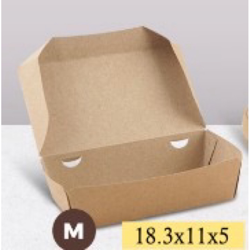Jual Paper Lunch Box Size M Food Grade Bahan ECO Kraft Paper | Kemasan ...
