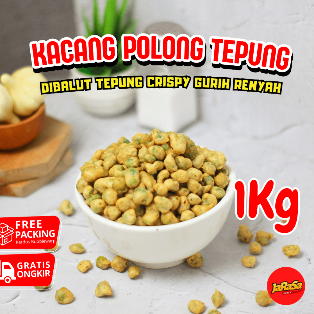 Jual KACANG POLONG TEPUNG 1KG CEMILAN SNACK | Shopee Indonesia