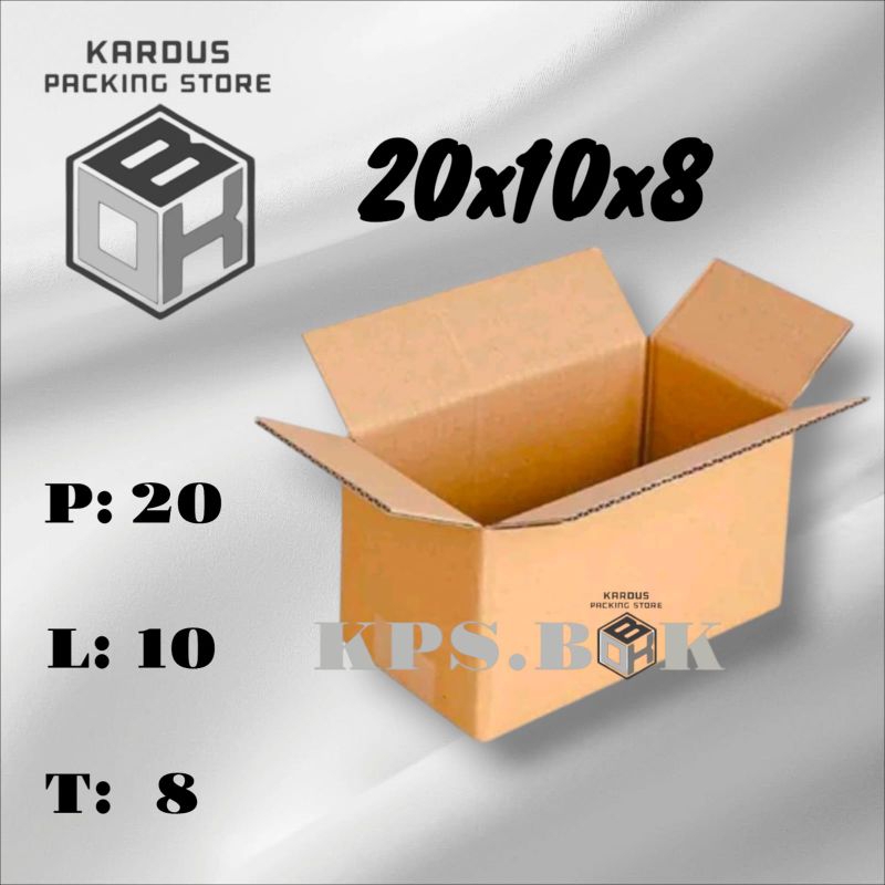 Jual Kerdus box packing 20x10x8 | Shopee Indonesia
