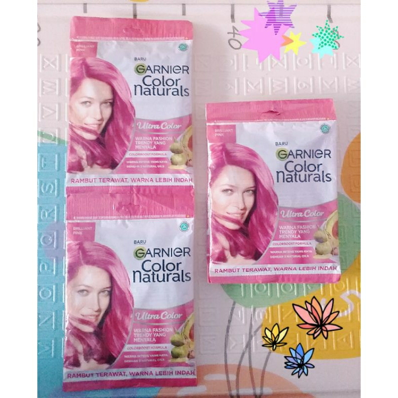 Jual Garnier Color Naturals Ultra Color 30ml + 30gr (Briliant Pink/Ash ...