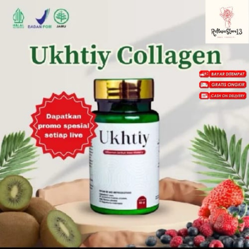 Jual Ukhty Collagen Minuman Collagen Solusi Mencerahkan Kulit Yang ...