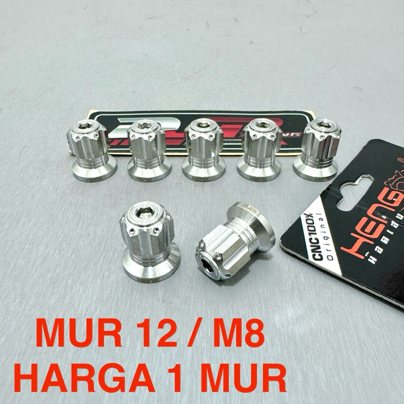 Jual MUR 12 M8 PROBOLT STAINLESS CNC 5G matte original HENG THAILAND ...