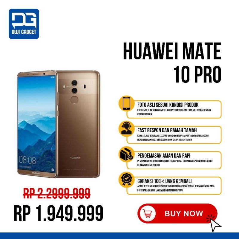 Jual Huawei Mate 10 Pro 6GB/128GB Seken | Shopee Indonesia