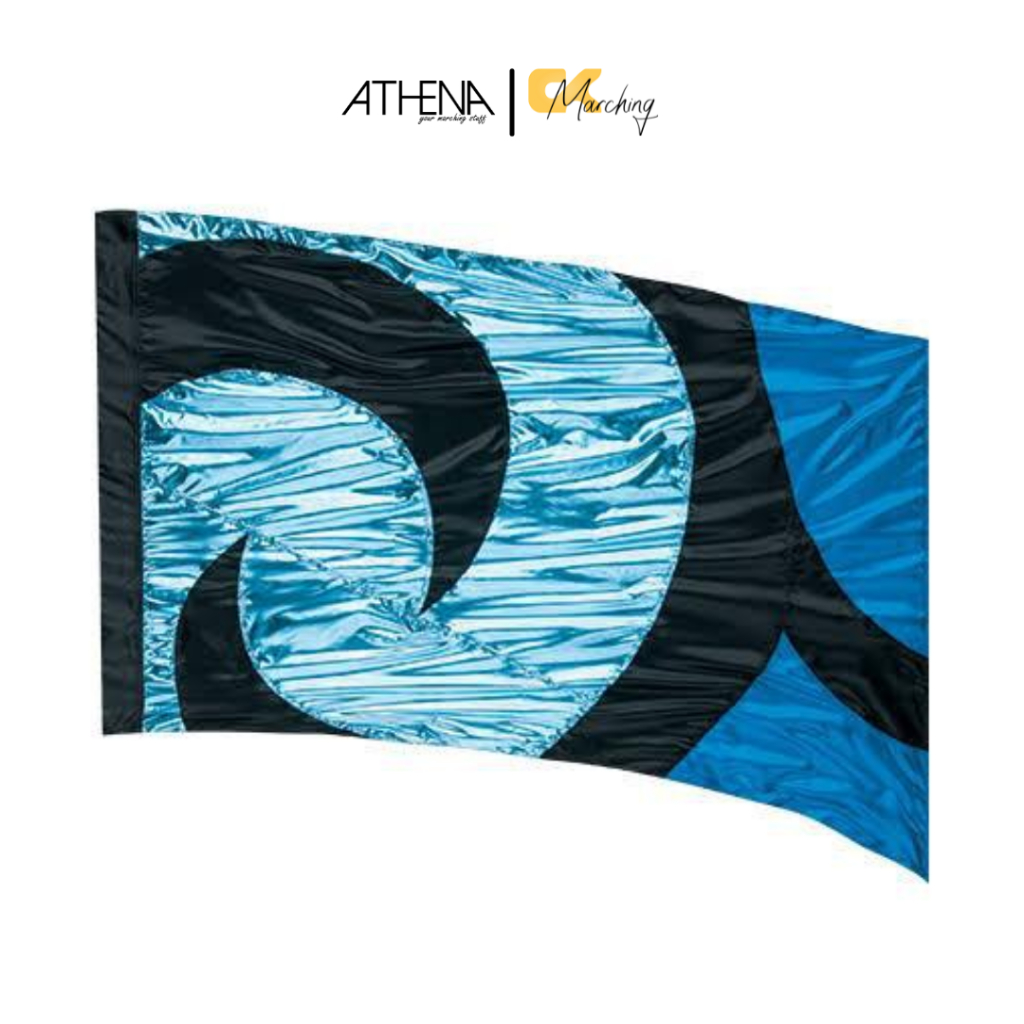 Jual Flag Colour Guard Drumband/Marching Band Cyan Wave | Shopee Indonesia