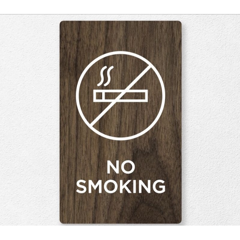 Jual Sticker sign peringatan di larang merokok | Shopee Indonesia