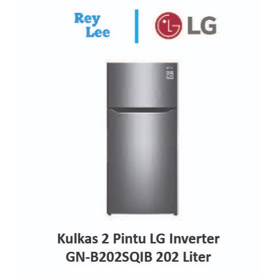 Jual Kulkas 2 Pintu LG Inverter GN-B202SQIB 202 Liter | Shopee Indonesia