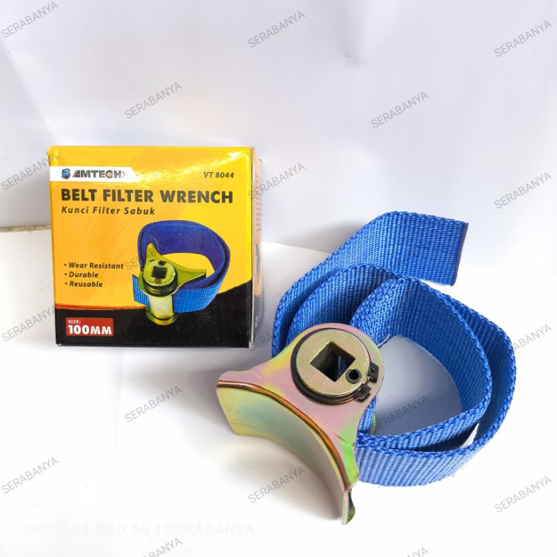 Jual KUNCI FILTER MODEL SABUK AMTECH type : VT 8044 | KUNCI FILTER OLI ...