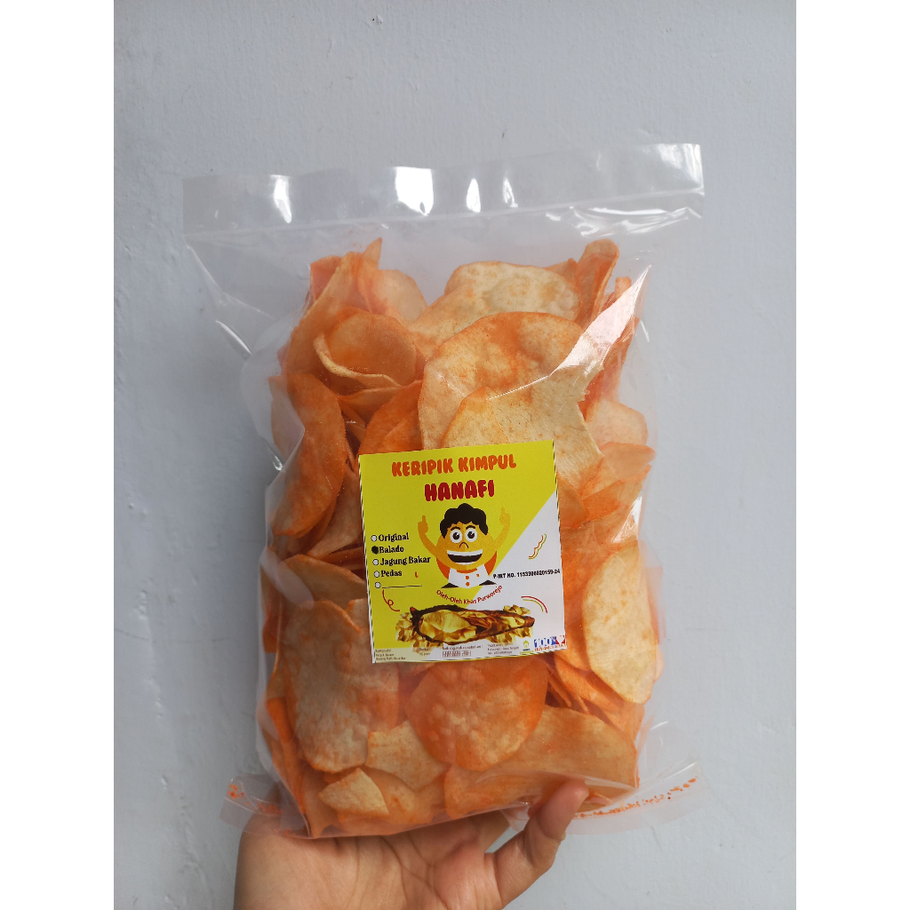 Jual Keripik Kimpul Talas Belitung rasa Original, Pedas, Balado, Keju ...
