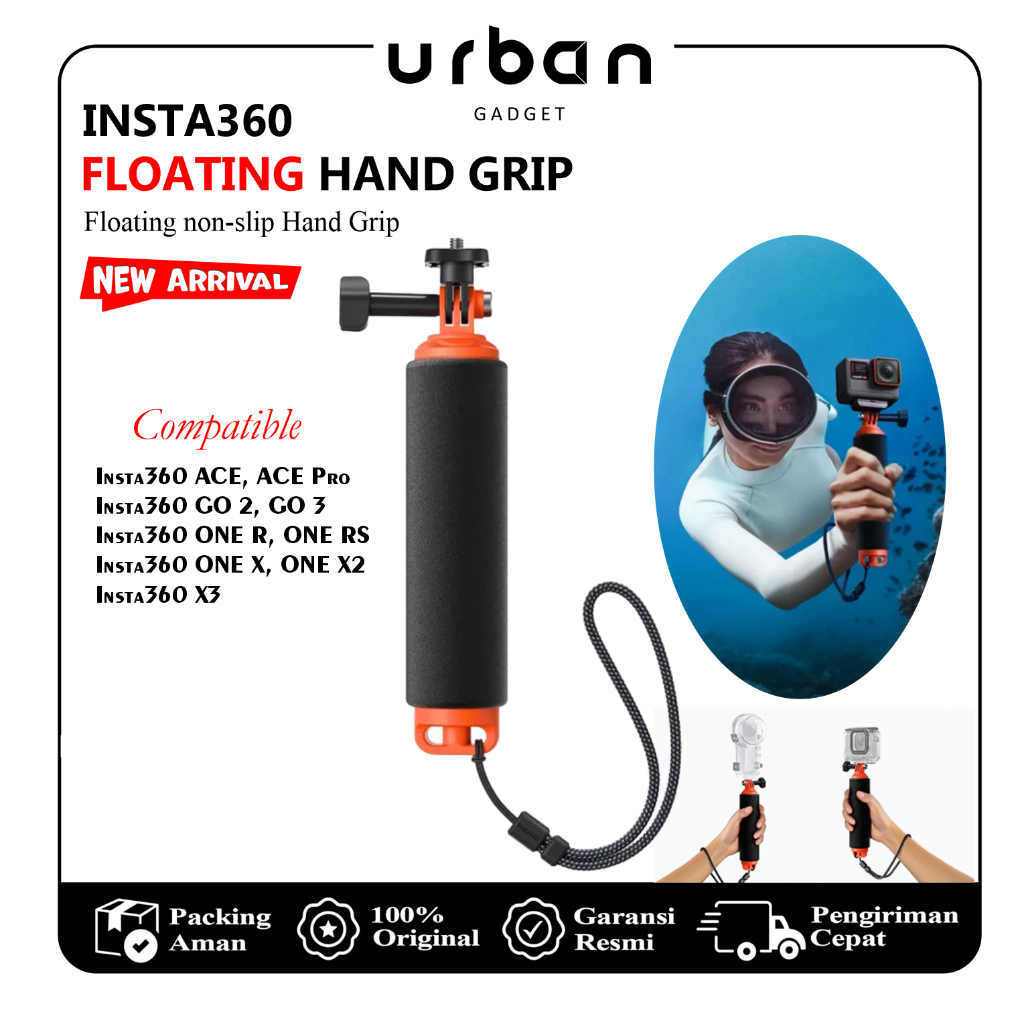 Jual Insta360 Floating Hand Grip for Insta360 Action Camera | Shopee Indonesia