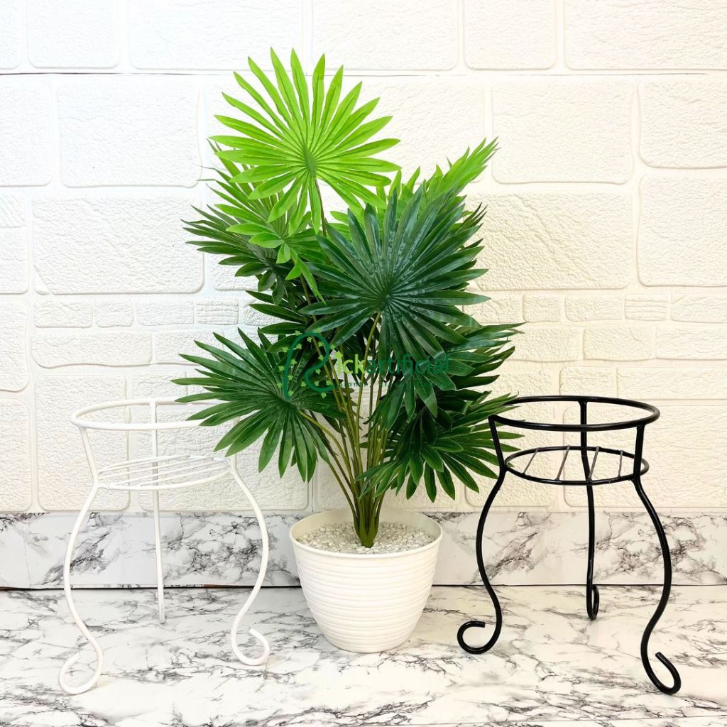 Jual Pohon Daun Palem Kipas Sadeng X18 Semi Latex Artificial Pot Tawon ...