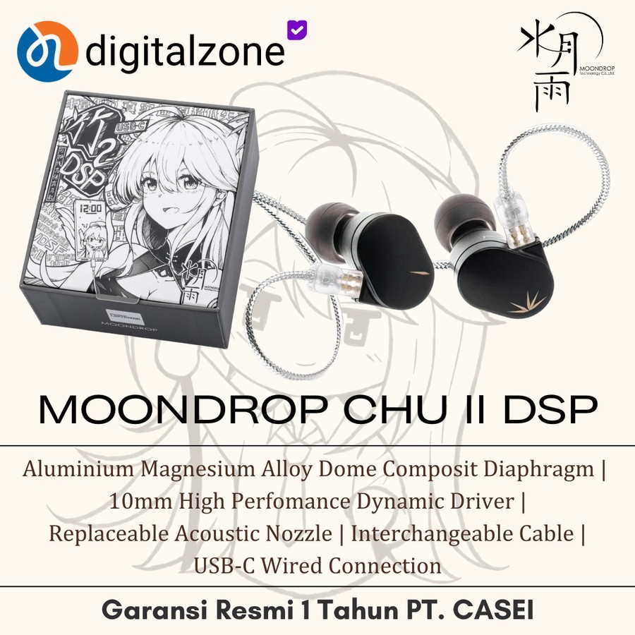 Jual Moondrop CHU II DSP IEM Garansi Resmi CASEI - Moondrop Chu 2 DSP ...