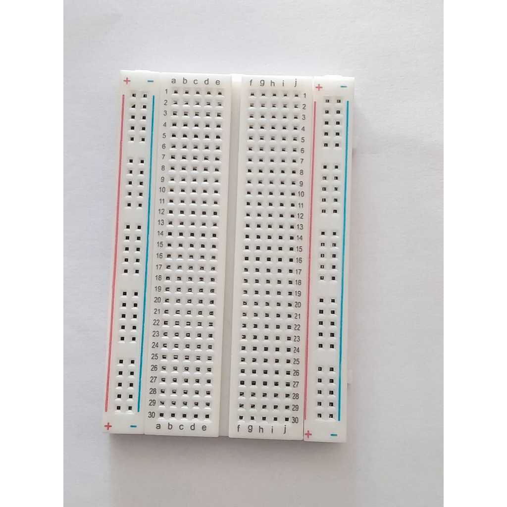 Jual Cuci Gudang Breadboard 400 Point Project Board 400 Titik Breadboard Kecil Mini Warna Putih ...