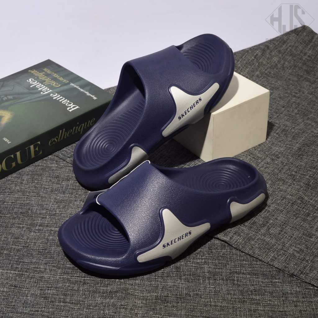 Jual Sandal Pria Skechers Sendal Pria Slide EQUALIZER Sandal Selop Pria ...