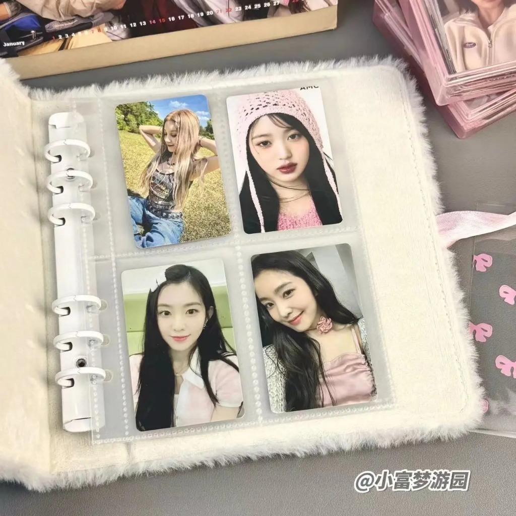 Jual A5 Binder Cute Plush Fish Card Book Kpop Photocard 3Inch 4grid ...