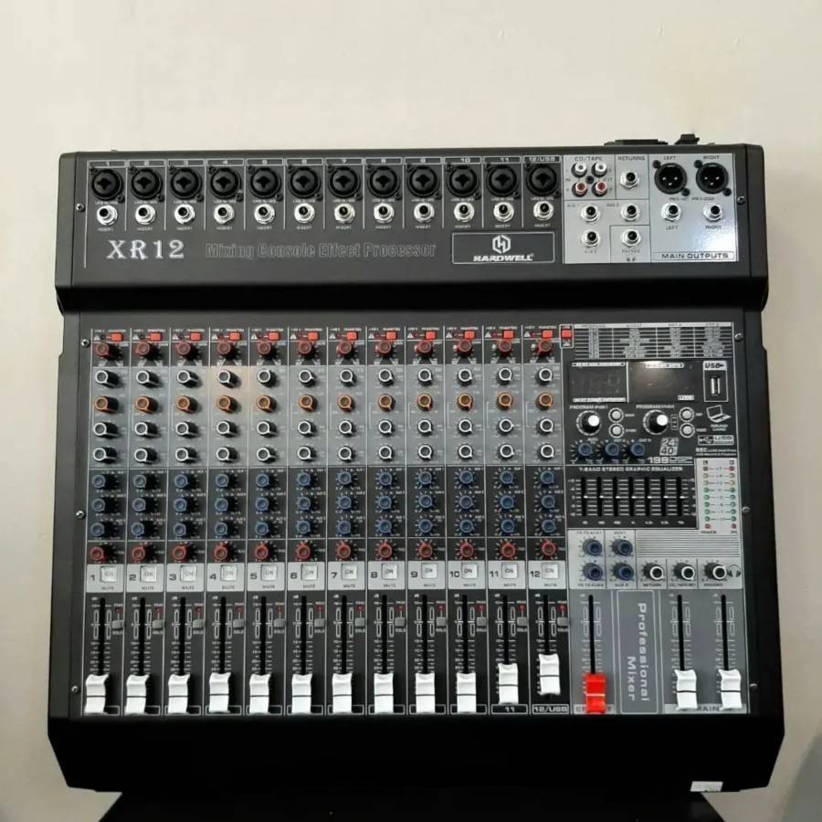 Jual Mixer Audio 12 Channel Hardwell XR12 XR-12 Usb Interface Original ...