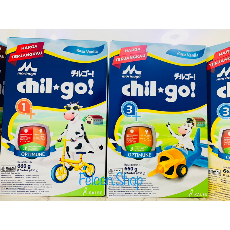 Jual Susu Morinaga Chil Go Tahap 1 tahun Tahap 3 tahun 660g | Shopee ...