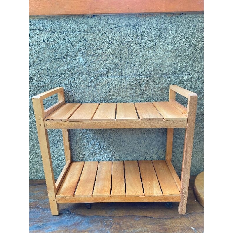 Jual RAK SUSUN 2 TINGKAT RAK SERBAGUNA PANJANG 40CM LEBAR 20 KAYU ...