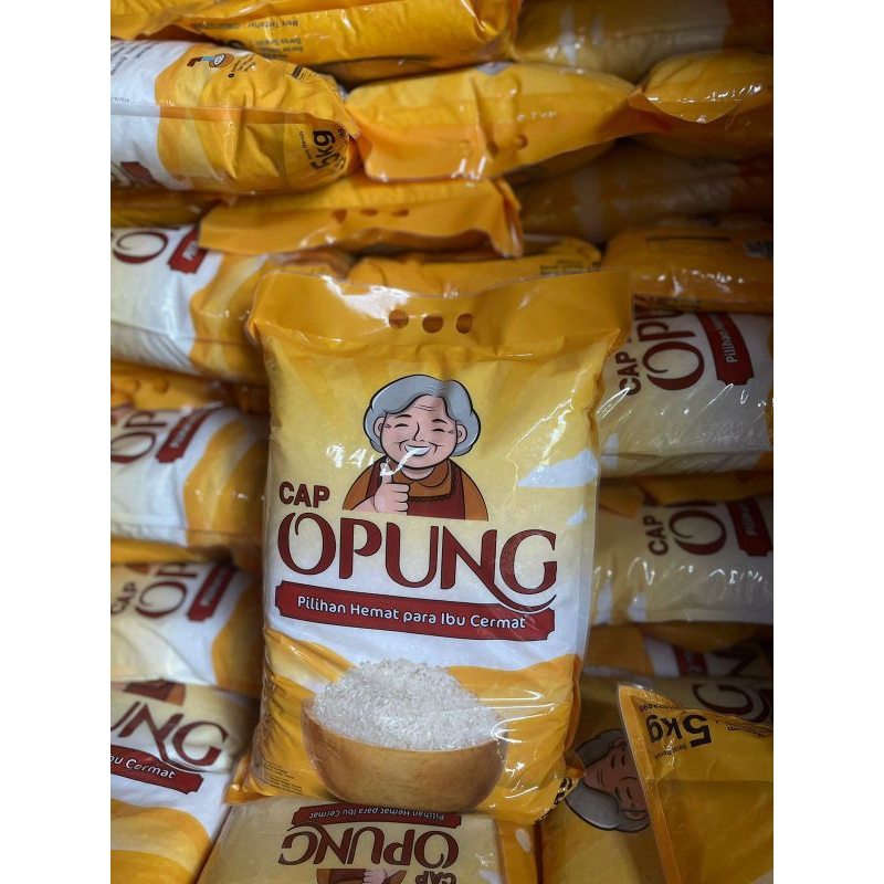 Jual Beras pulen cap opung 5 kg | Shopee Indonesia