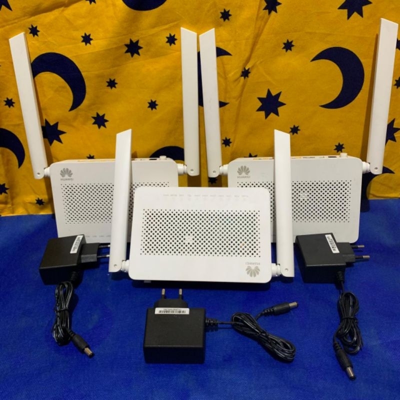 Jual HUAWEI 5V5 HG8145V5 (Router & Adaptor) Fort Biru Ijo GPON Terminal ...