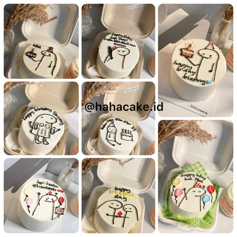 Jual bento cake promo simple design korean cake bento custom cake ...