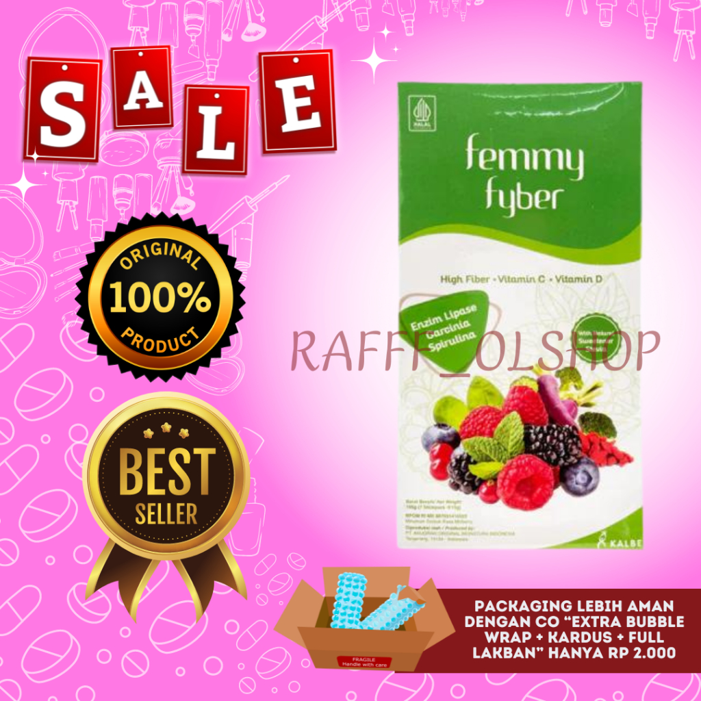 Jual FEMMY FIBER | FEMMY FYBER ISI 7 | 100% ORI SEGEL | Shopee Indonesia