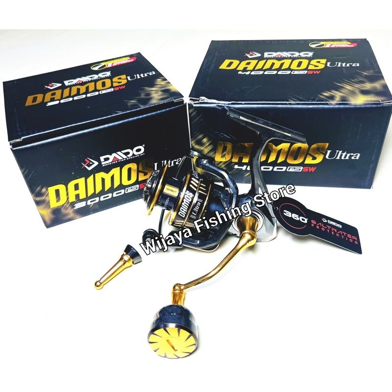 Jual Reel Pancing Daido Daimos Ultra PS SW 3000 4000 6000 POWER HANDLE ...