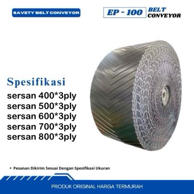 Jual Conveyor Belt Sersan 400mm 500mm 600mm 700mm 800mm 900mm 1000mm × ...