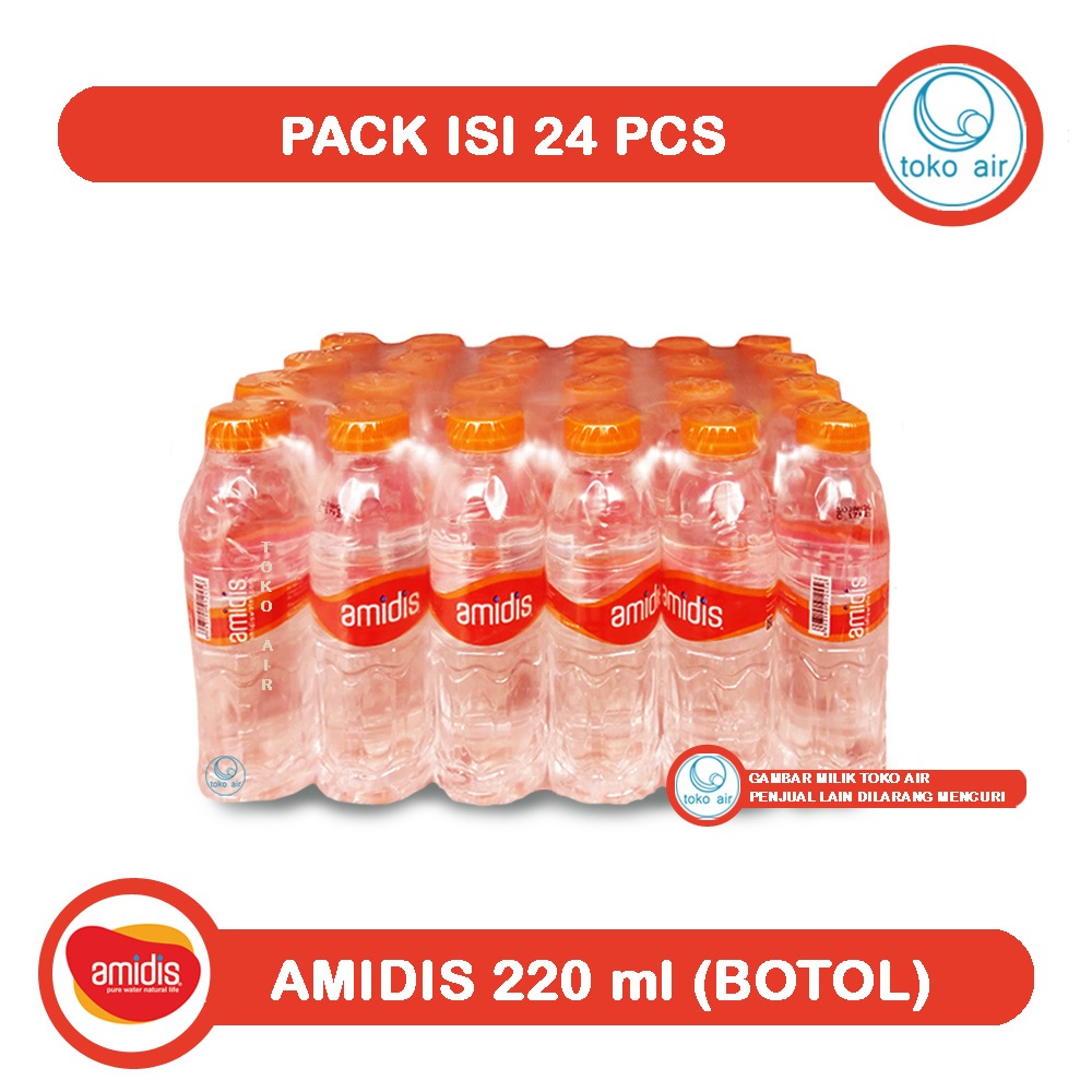 Jual Amidis 220 ml Botol Mini - Air Minum Distilasi | Shopee Indonesia