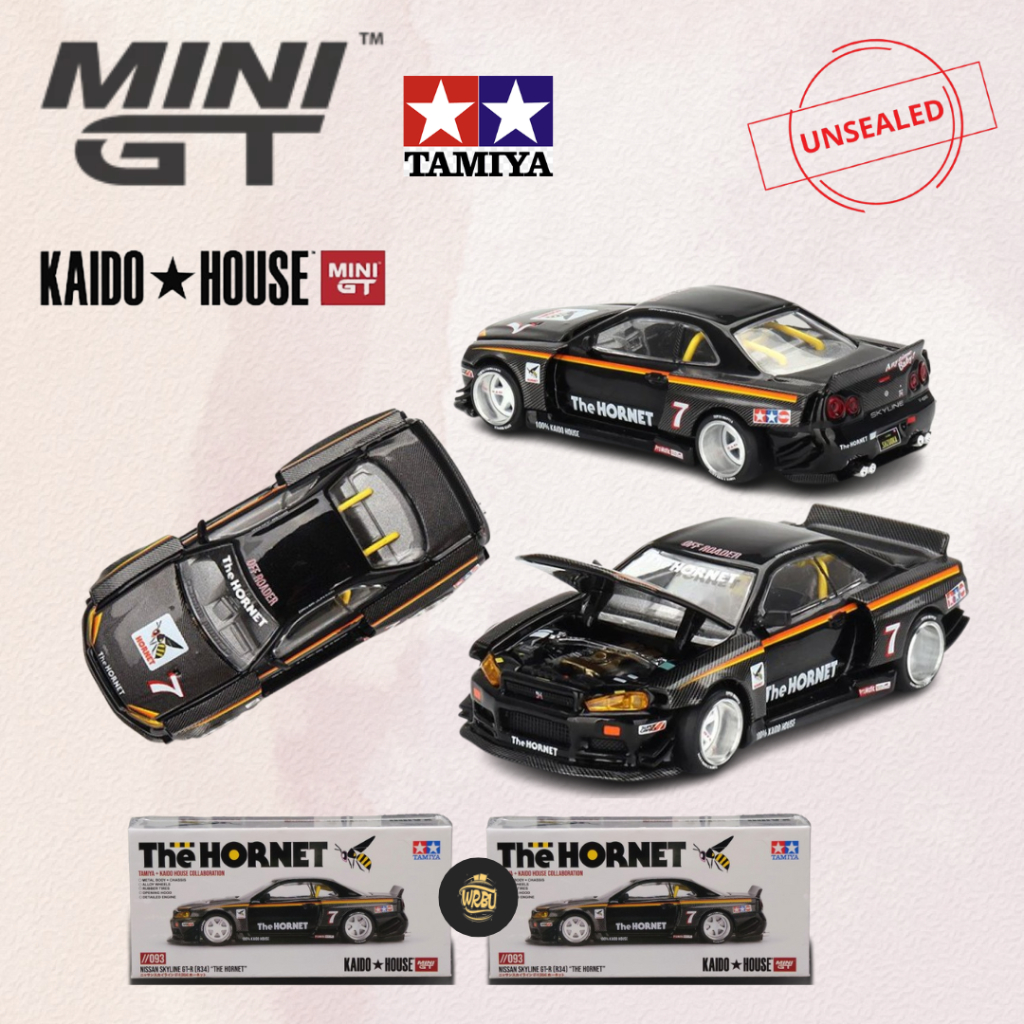 Jual Mini GT Kaido House Hornet Skyline R34 x Tamiya KHMG093 Unsealed ...