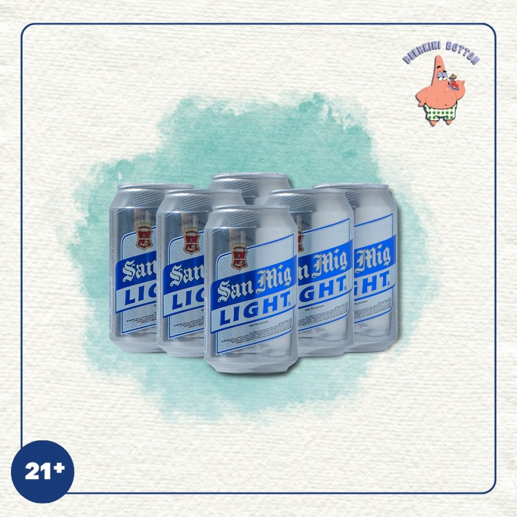 Jual Paket San Mig Light 6 kaleng 320ml | Shopee Indonesia