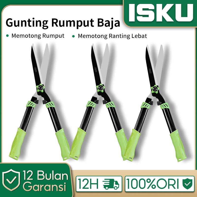 Jual ISKU Gunting Rumput Taman Gunting tanaman gunting pangkas daun ...