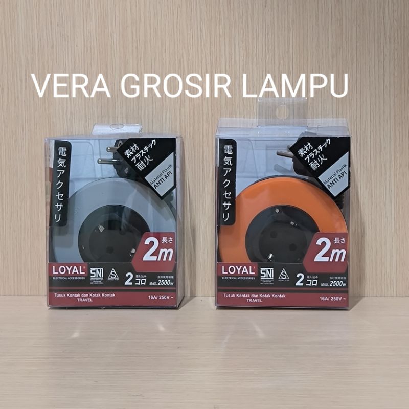 Jual Kabel roll LOYAL Travel mini 2 meter LY-150 Terminal kuningan ...