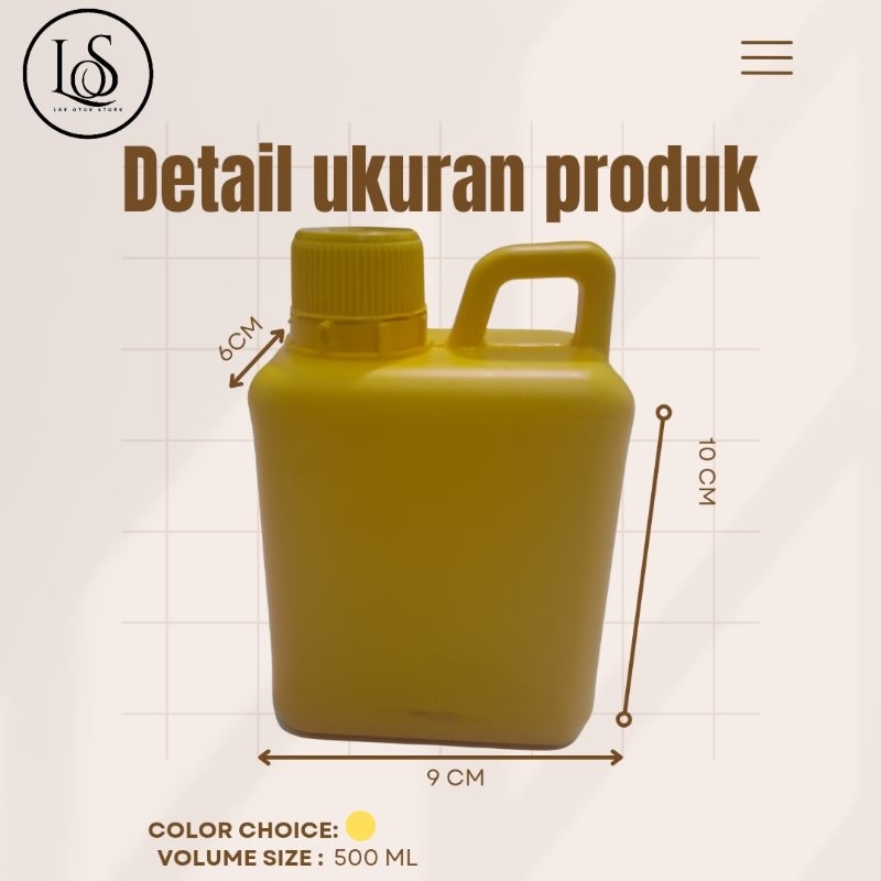 Jual jerigen mini bersih warna kuning | Shopee Indonesia