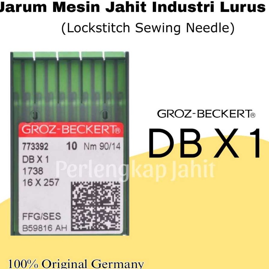 Jual CUCIGUDANG Jarum Jahit Mesin industri Groz Beckert DBX1 DB X 1 | Shopee Indonesia
